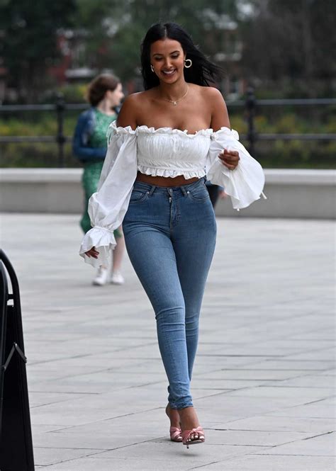 Maya Jama In A White Blouse Was Seen Out In London 07072020 3