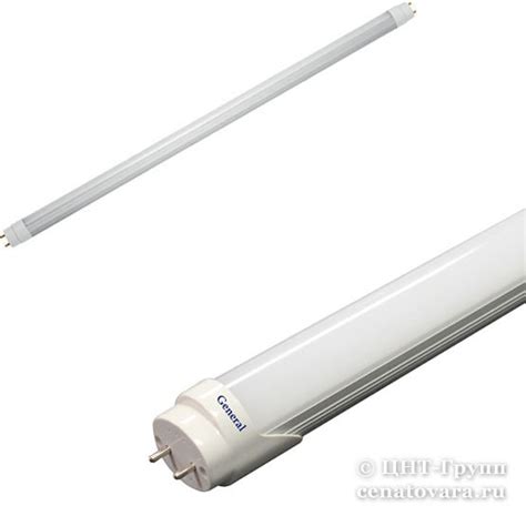 Лампа Т8 светодиодная с цоколем G13 1200мм 18Вт лампа G13 (GLT8F-1200-18)