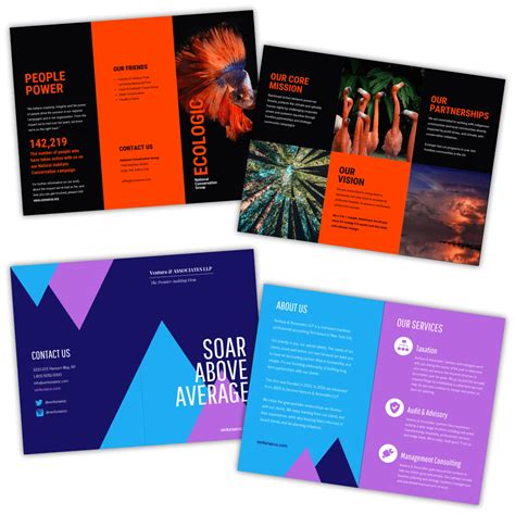 How To Create A Pamphlet Using Microsoft Word Free Word Template