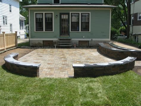 Eco Friendly Permeable Patio Design In The Albany Ny Area Landscape