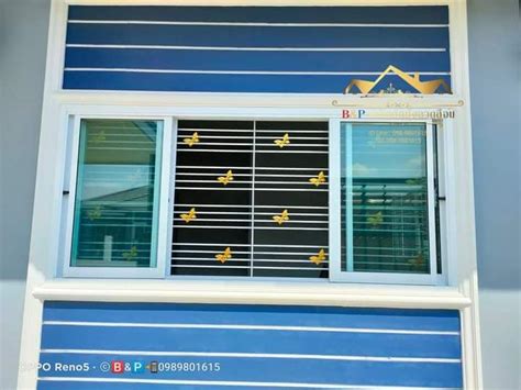 🏘️ ผลงานติดตั้งเหล็กดัดมุ้งลวดสีอบ🎊 หนองตำลึง พานทอง ชลบุรี 👉ร้าน