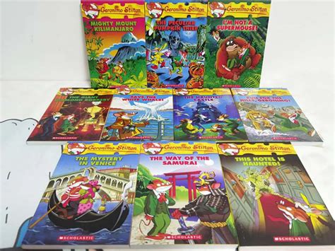 Geronimo Stilton Collection Series 1 7 Bản Nhập Khẩu