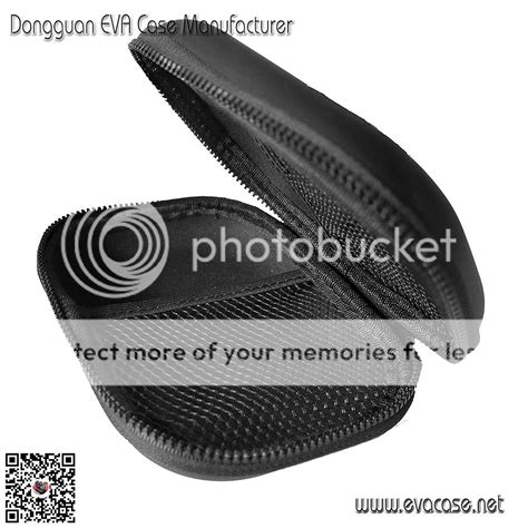 Custom Eva Compass Carrying Case Small Zipper Pouch With Mesh Pockets