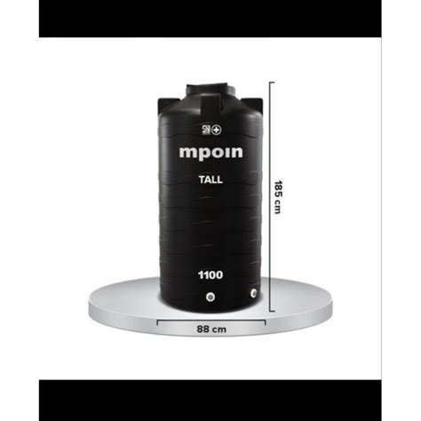 Jual Tangki Tandon Toren Air Water Turrent MPOIN Plus TALL Anti Lumut