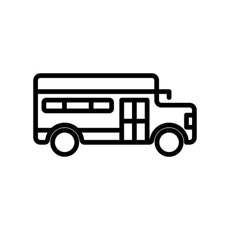 School Bus Sign Symbol Vector 25775422 Vector Art At Vecteezy