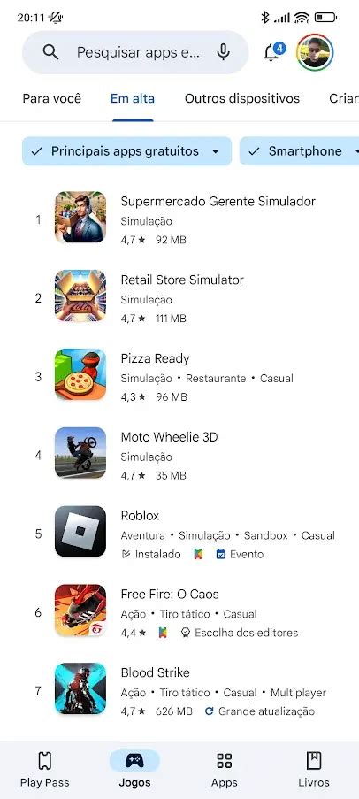 Jogos De Supermercado Para Android São Os Mais Baixados Da Semana