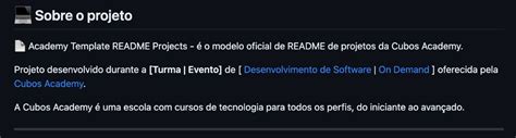 Como Escrever Um Readme De Um Projeto No Github Template De Readme