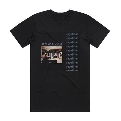 Unwound Repetition Album Cover T Shirt Black Album Cover T Shirts