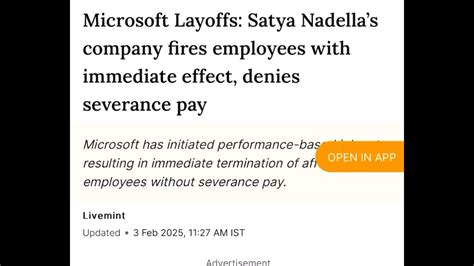 Microsofts Recent Layoffs Is A Beginning Trend Of Firing Low Performers More Layoffs To Come