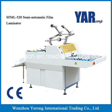 High Quality Sfml 520 Semi Automatic Thermal Film Laminator For Paper