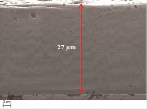 SEM Cross Sectional Morphology Of Ti TiN Zr ZrN Multilayer Film 52