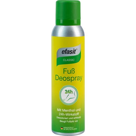 Foot Care Classic Fuß Deo Spray By Efasit ️ Buy Online Parfumdreams