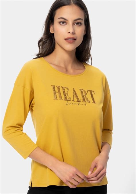 Camiseta Manga Tres Cuartos Para Mujer Tex Las Mejores Ofertas En