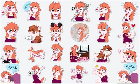 Do Furry Telegram Stickers Kawaii Stickers Discord Twitch Emotes Crypto
