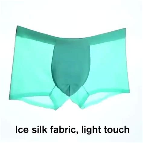 Mens Ice Silk Panties Video Video Silk Panties Silk Fabric