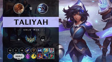 Taliyah Mid Vs Talon Euw Challenger Patch 1410 Youtube