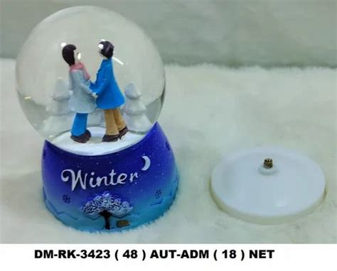 Plastic Blue Decorative Ceramic Showpiece For Decoration Packaging