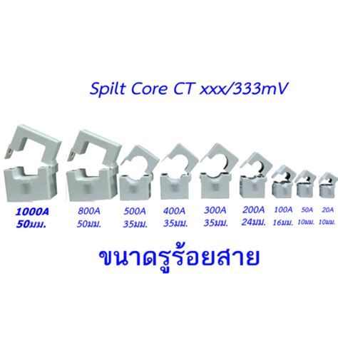 Split Core Current Transformer Xxx 333mv Leos Meter Sme Inter