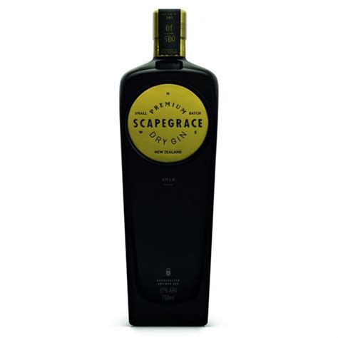 Scapegrace Gold Premium Small Batch Dry Gin Aevindk Vin And Spiritus