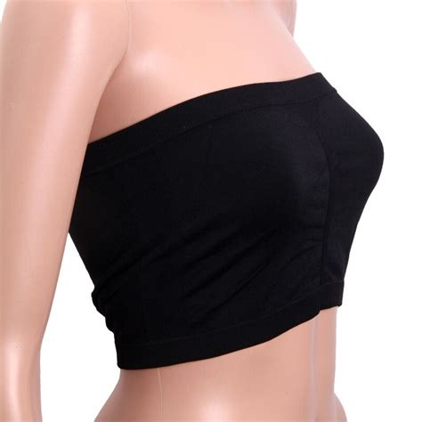 New Fashion Women Ladies Tube Tops Strapless Seamless Boob Bandeau