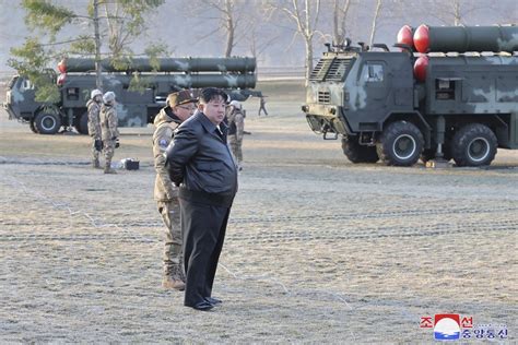 Nkorean Leader Supervises Tests Of Rocket Launchers Targeting Seoul