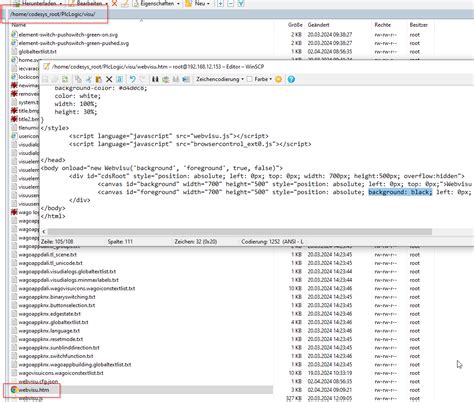 Black Background When Loading Webvisu Codesys Wago Open Source