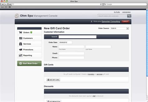 Ohm Spa Epicenter Consulting