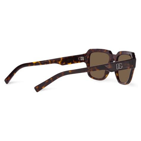 Dolce And Gabbana Dg Crossed Sunglasses Havana Dolce And Gabbana