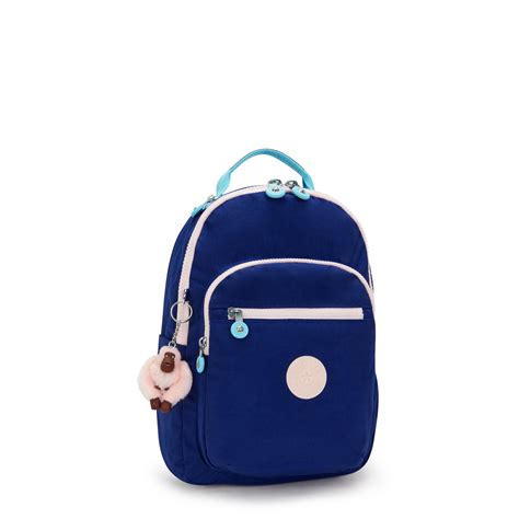 Kipling Small Backpack With Laptop Protection Female Solar Navy C Se