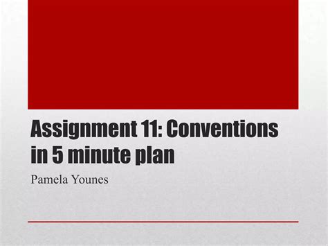 assignment 11 ppt