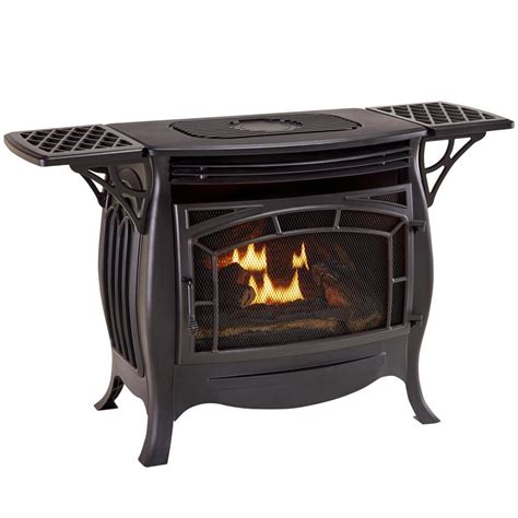 Procom 23000 Btu Ventless Dual Fuel 3 Sided Gas Stove Pcnsd25ta The