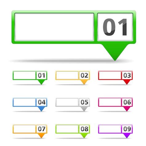 Numbered Map Markers
