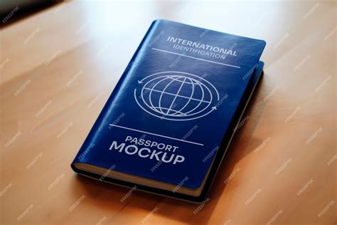 Premium Psd Nomad Visa Passport Mockup