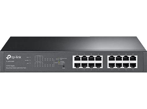 TP-LINK TL-SG1016PE 16-Port-Gigabit-Easy-Smart-PoE Switch Netzwerk ...