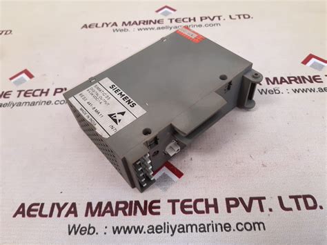 Siemens Simatic S5 100u Programmable Controllers 6es5 441 8ma11 Aeliya Marine