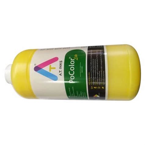 Yellow Kg Solvent Base Digital Printing Ink Bottle At Bottle In Indore