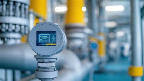 Industrial Gas Leak Detection System In Natural Gas Processing Plant Modern Tech Equipment