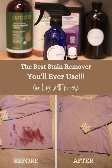 Diy Stain Remover Our Life With Purpose