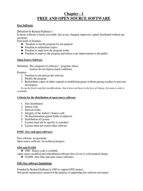 free and open source sw download free pdf free software linux