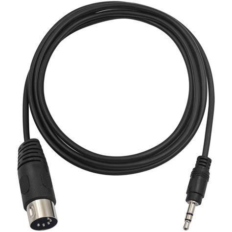 Exuun MIDI Cable M Ft Pin DIN Plugs Male To Mm Inch TRS Male Jack Stereo Plug