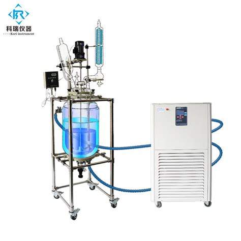 Sf 3l Pharma Reactor Lab Scale Stirrer Vacuum Jacketed Glass Reactor