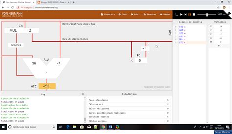 Von Neumann Machine Simulator