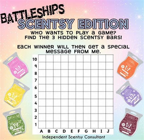 Whos Likes Battleships Why Not Play The Scentsy Version Scentsy Games
