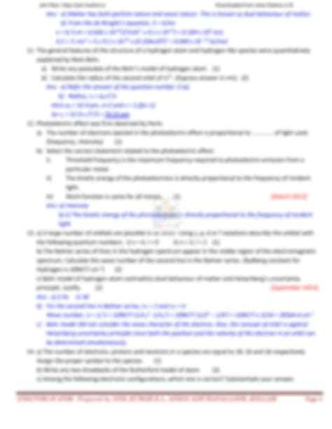 Solution Hsslive Xi Chem Prvs Qn 2 Structure Of Atom Q A Studypool