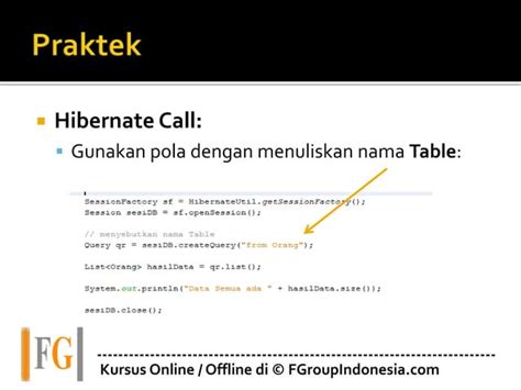 modul kelas programming java hibernate jasperreport pptx