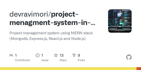 Github Devravimori Project Menagment System In Mern Stack Project Management System Using