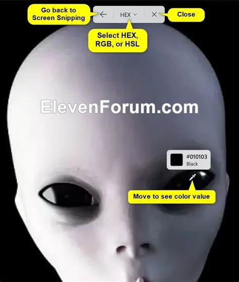 Use Color Picker In Snipping Tool App In Windows 11 Windows 11 Forum