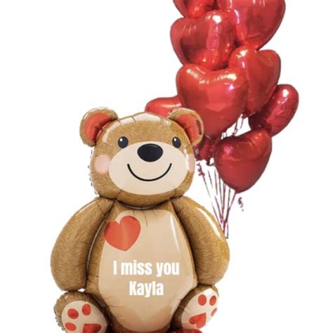 Beary In Love Balloon Arrangement Mr Party