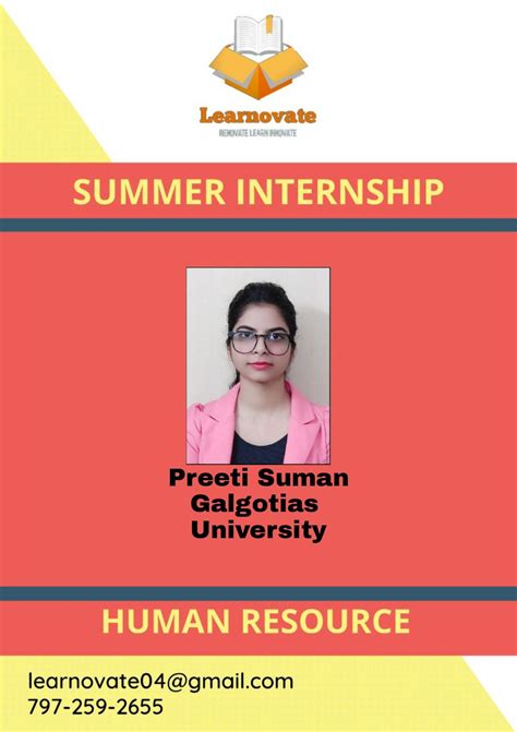 Preeti Suman On Linkedin Internship Hr 10 Comments