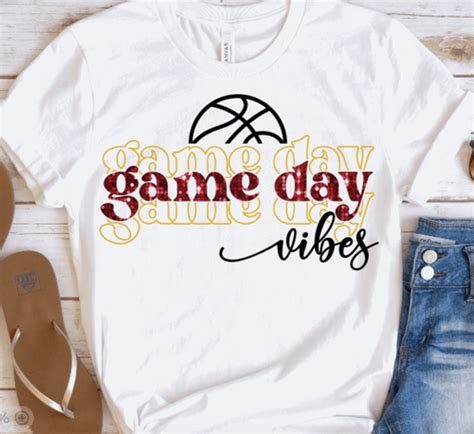 Glitter Game Day Vibes Dtf Transfer Hookful Designs Dtf